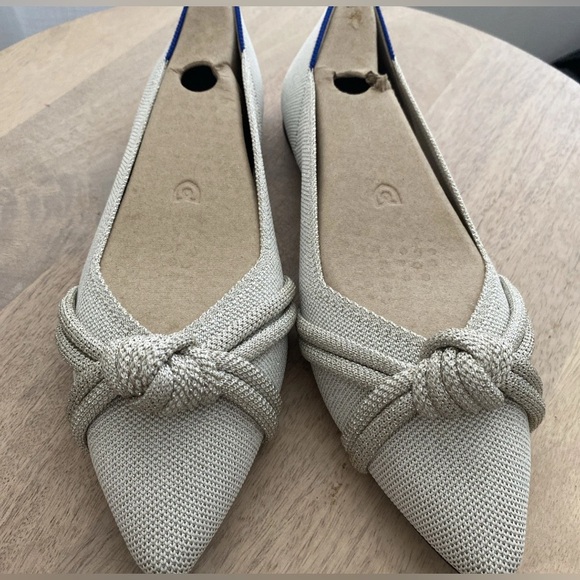 Rothy's | Shoes | Rothys The Knot Point Ii Diamond Metallic Sz 1 New In ...